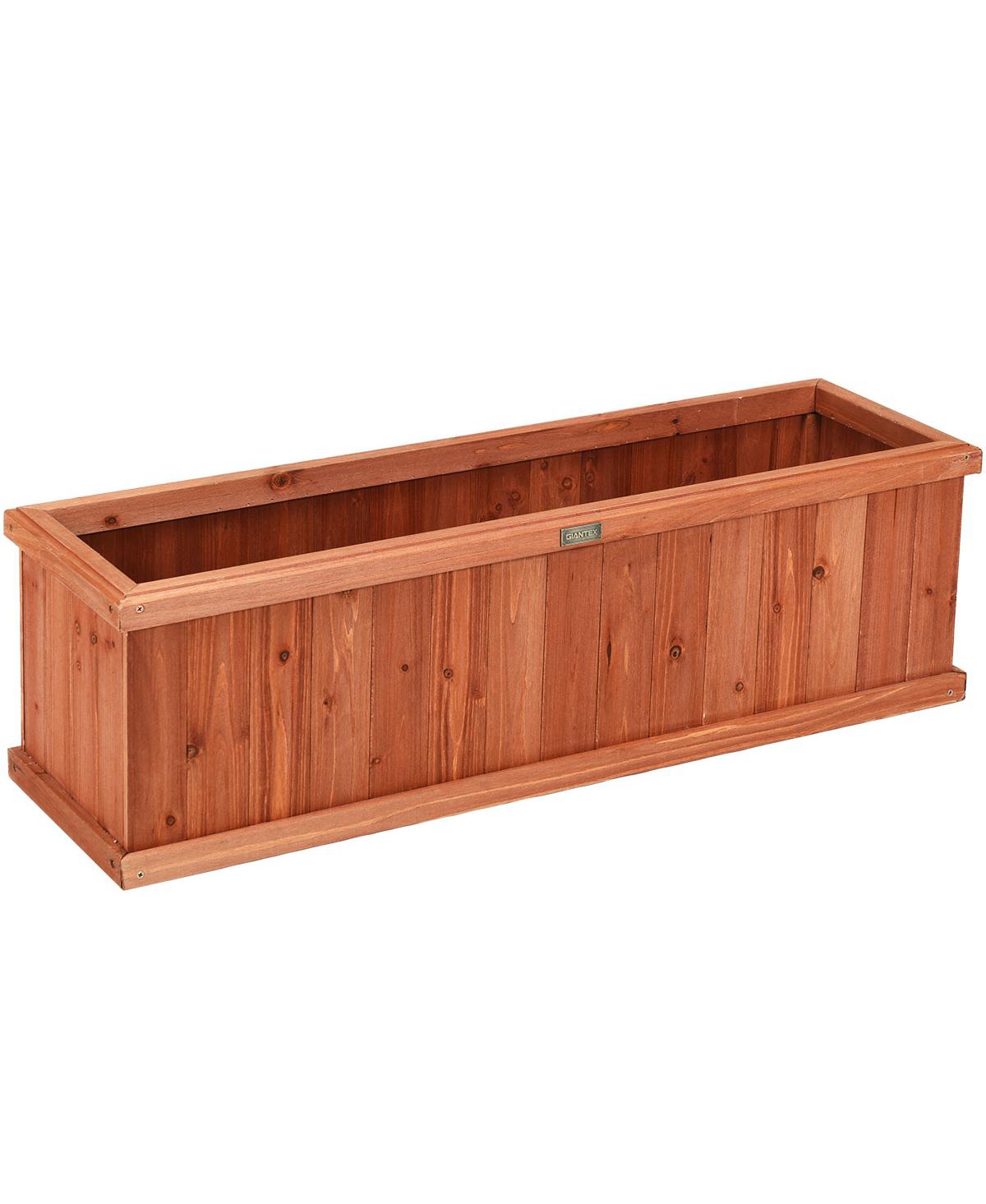 Click here for 40 Inch Wooden Flower Planter Box Garden Yard Deco... prices