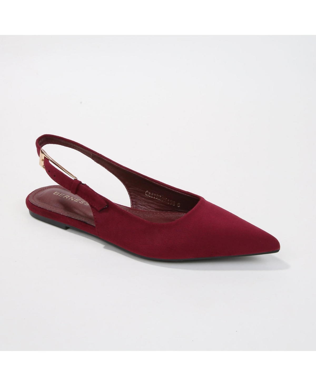 Click here for Berness Caitriona Faux Suede Flats - Wine prices