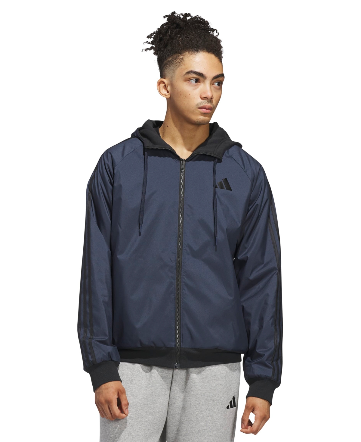 Click here for adidas Mens Balance Reversible Hooded Jacket - Leg... prices
