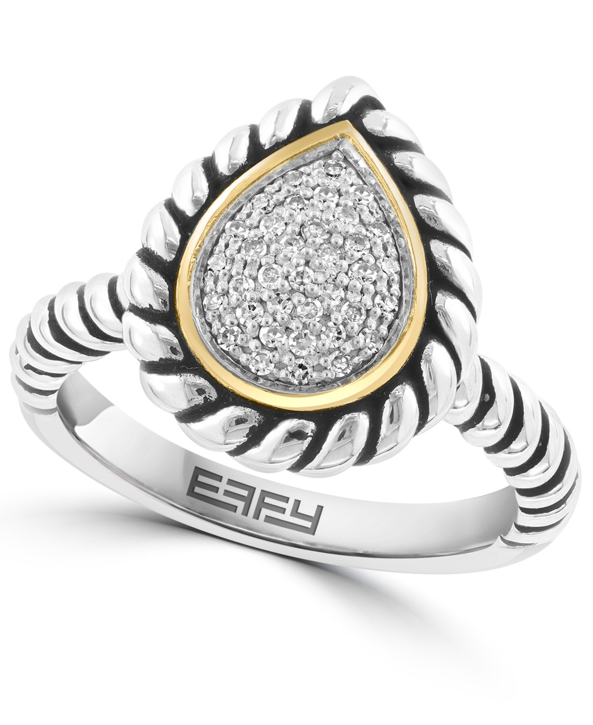 Click here for Effy Collection White Diamond Ring (1/6 ct. t.w.)... prices