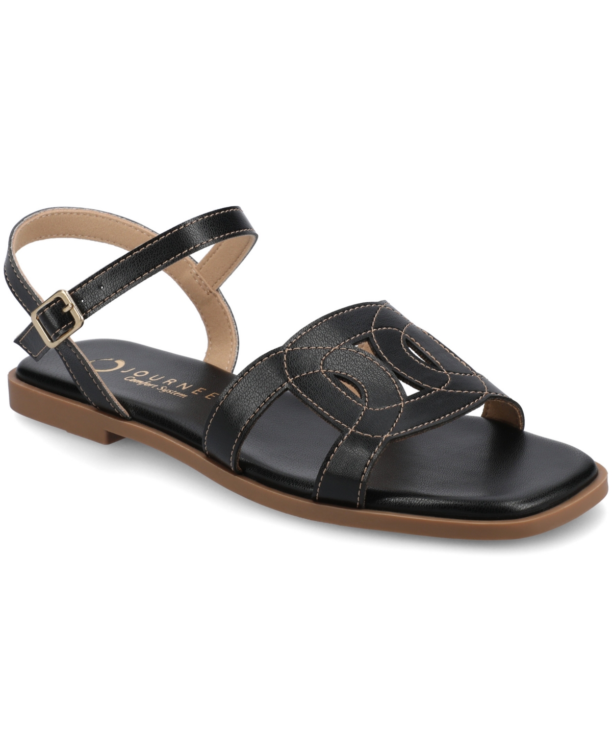 Click here for Journee Collection Womens Bridey Open Toe Ankle St... prices