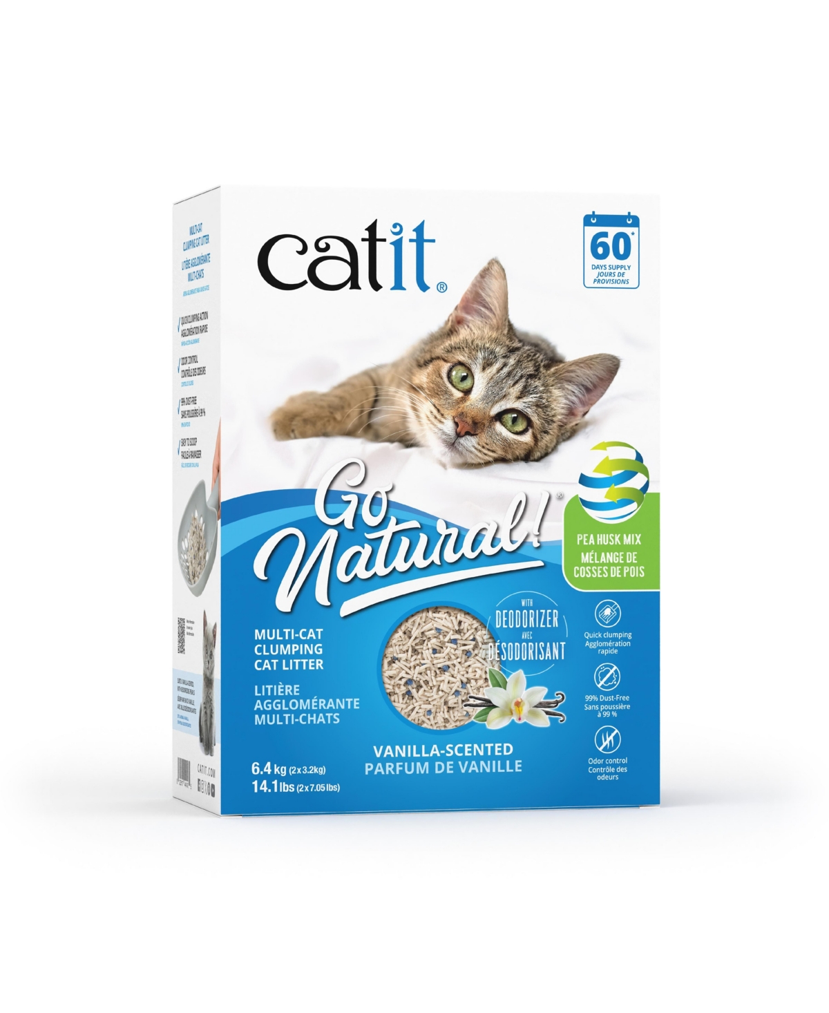 Click here for Catit Go Natural! Pea Husk Mix Multi-Cat Clumping... prices