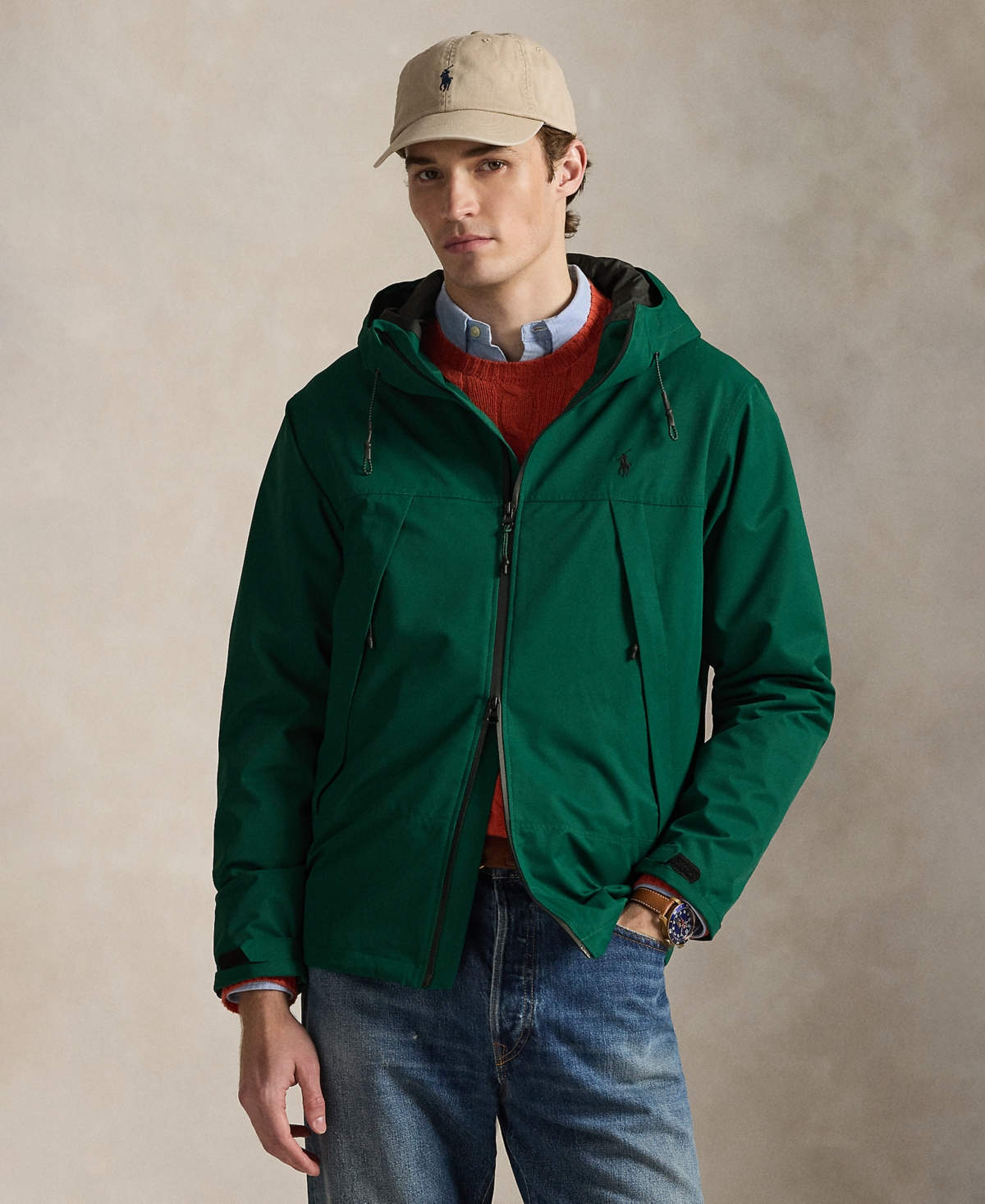 Click here for Polo Ralph Lauren Mens Eastview Hooded Jacket - Hu... prices