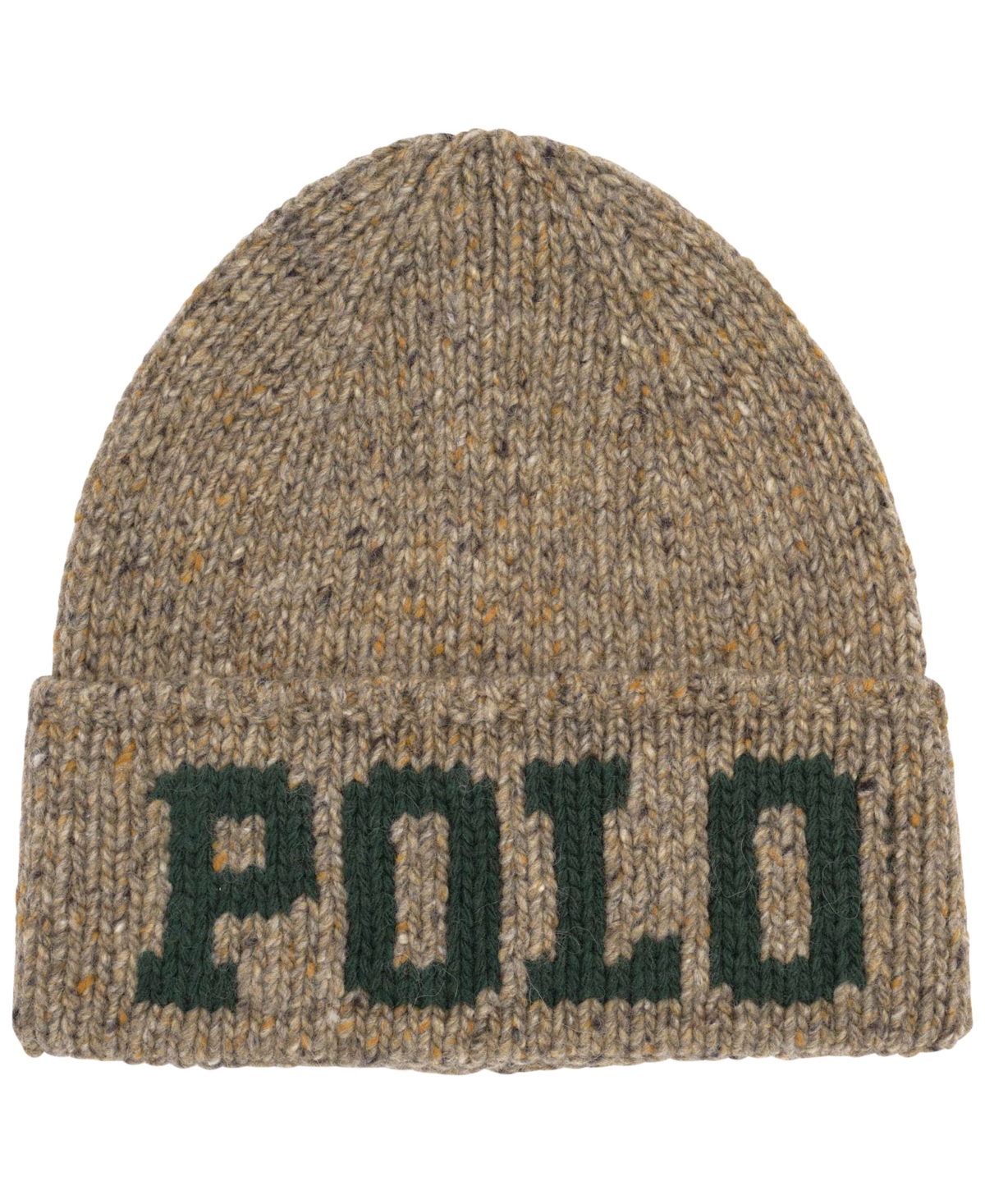 Click here for Polo Ralph Lauren Mens Knit Tweed Polo Beanie - Kh... prices