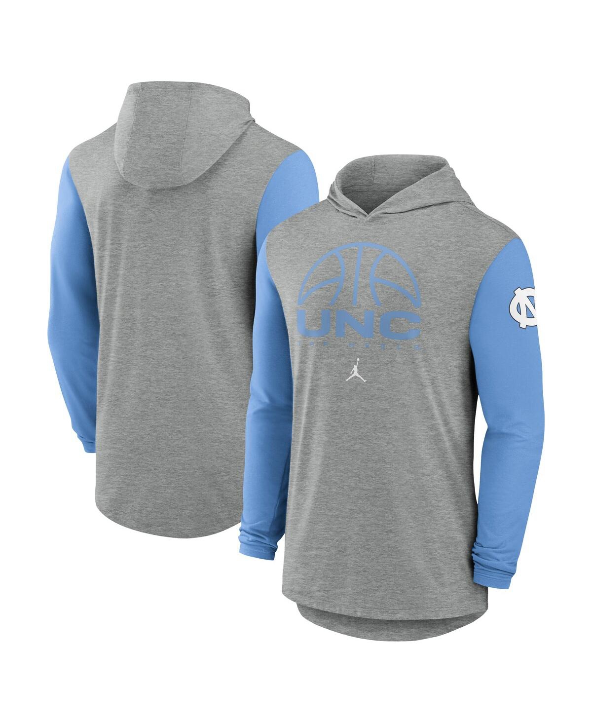 Click here for Jordan Mens Gray/Carolina Blue North Carolina Tar... prices
