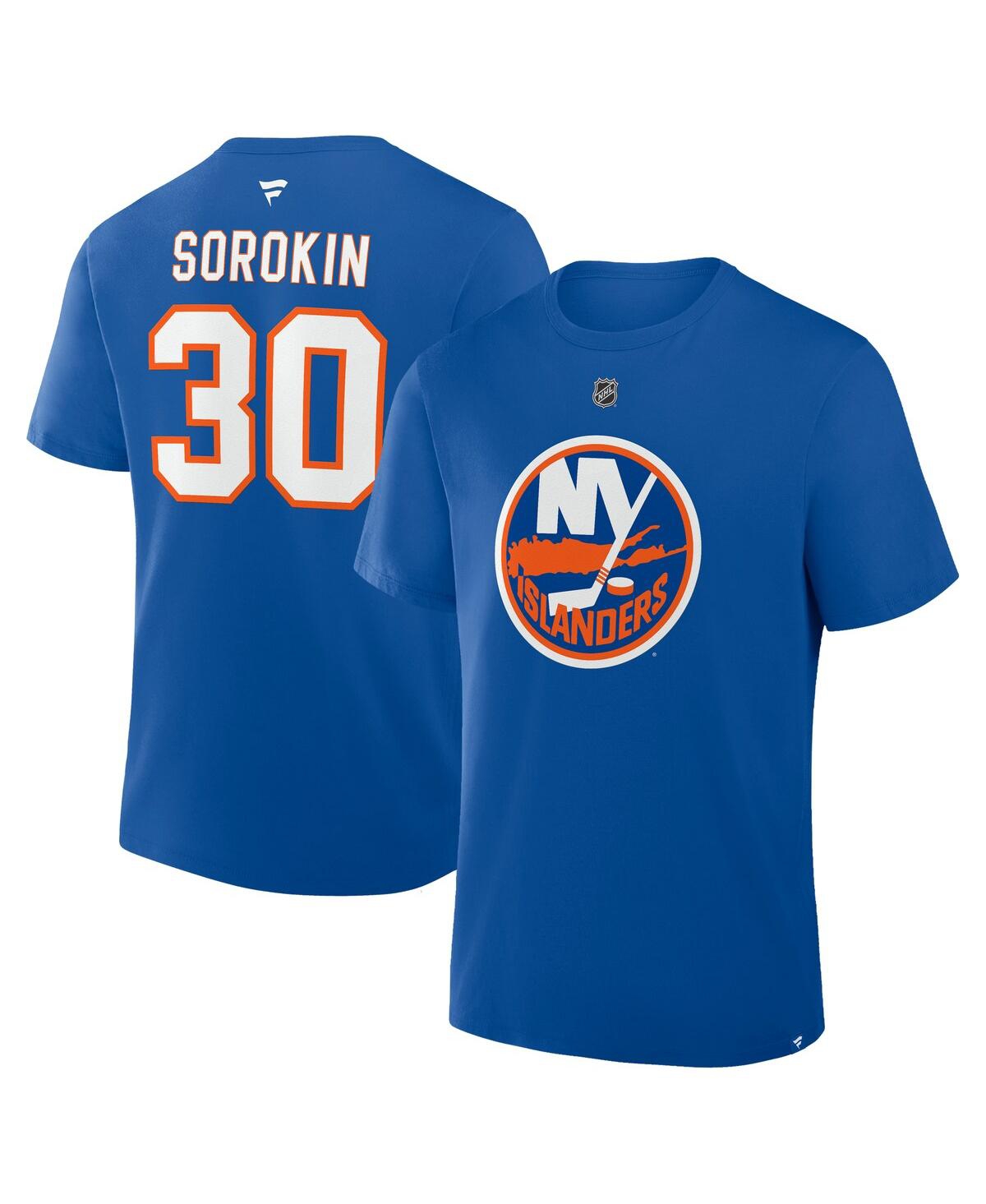 Click here for Fanatics Mens Ilya Sorokin Royal New York Islander... prices