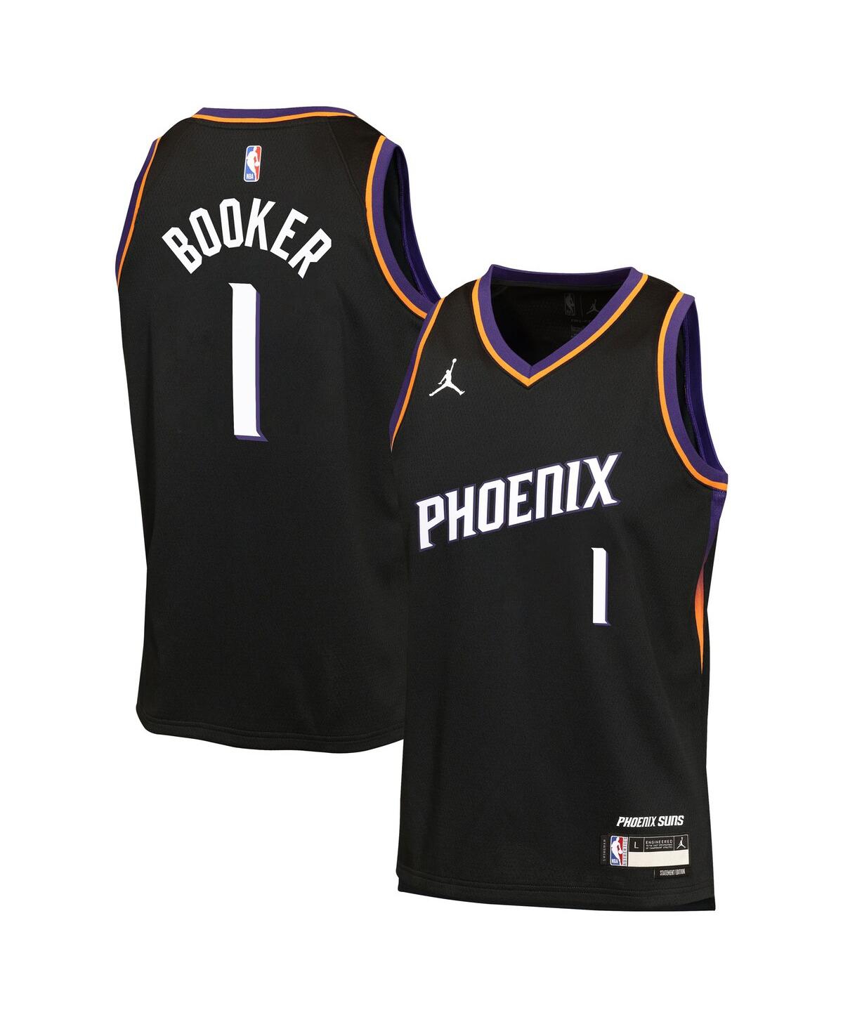 Click here for Jordan Big Boys and Girls Devin Booker Black Phoen... prices