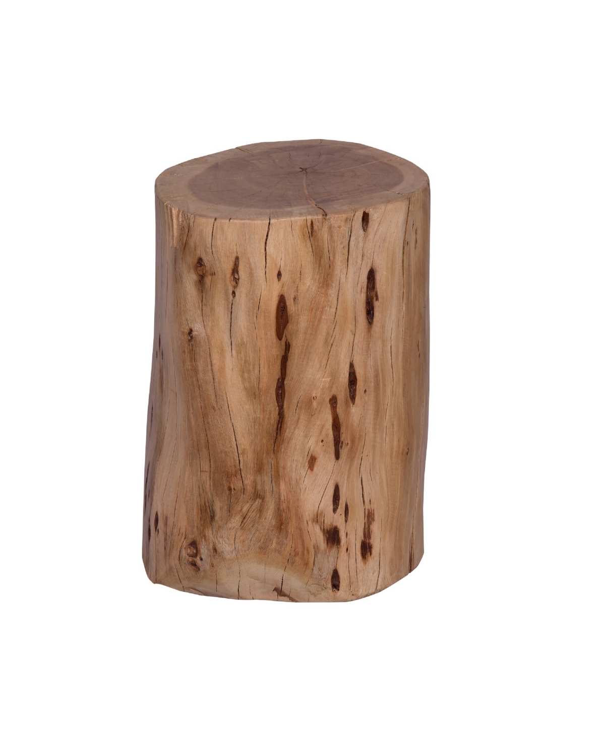 Click here for Benzara 17 Acacia Wood Accent Stump Stool End Tabl... prices