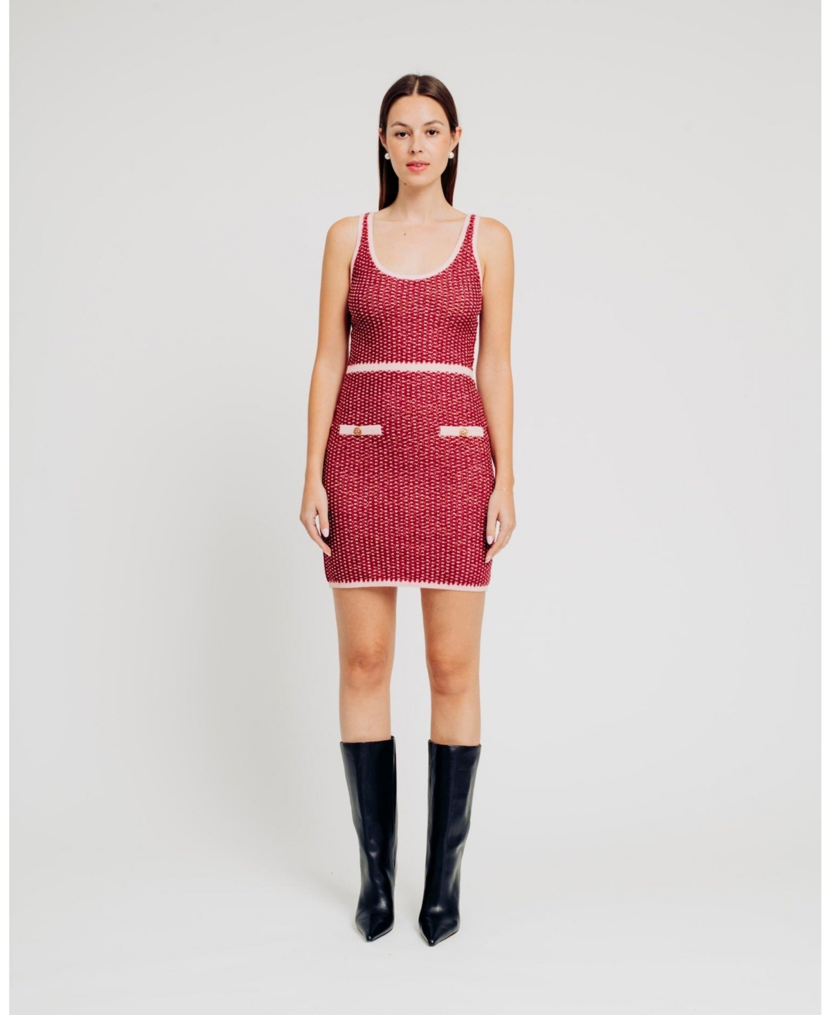 Click here for Torn By Ronny Kobo Womens Lyra Dress - Cabernet /... prices