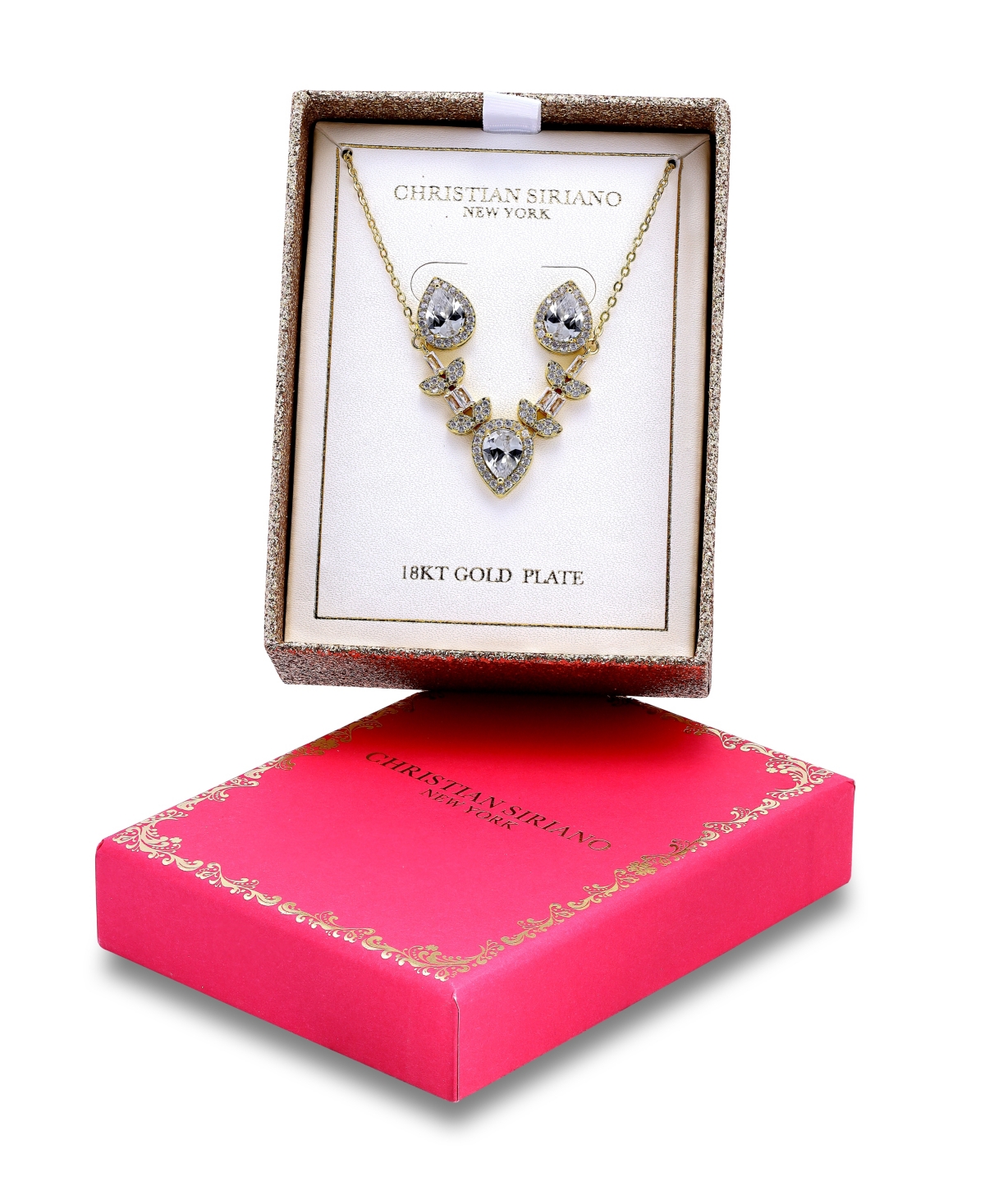 Click here for Christian Siriano New York Gold Plated Baguette Cu... prices