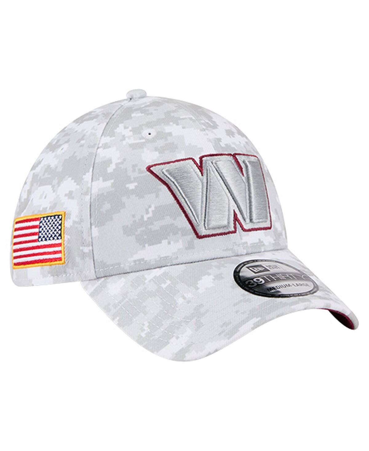 Click here for New Era Mens White Washington Commanders 2025 Salu... prices