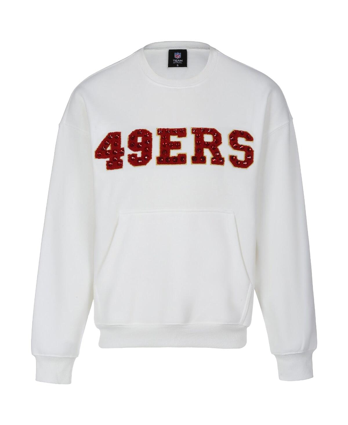 Click here for Cuce Womens White San Francisco 49ers Chenille Jew... prices