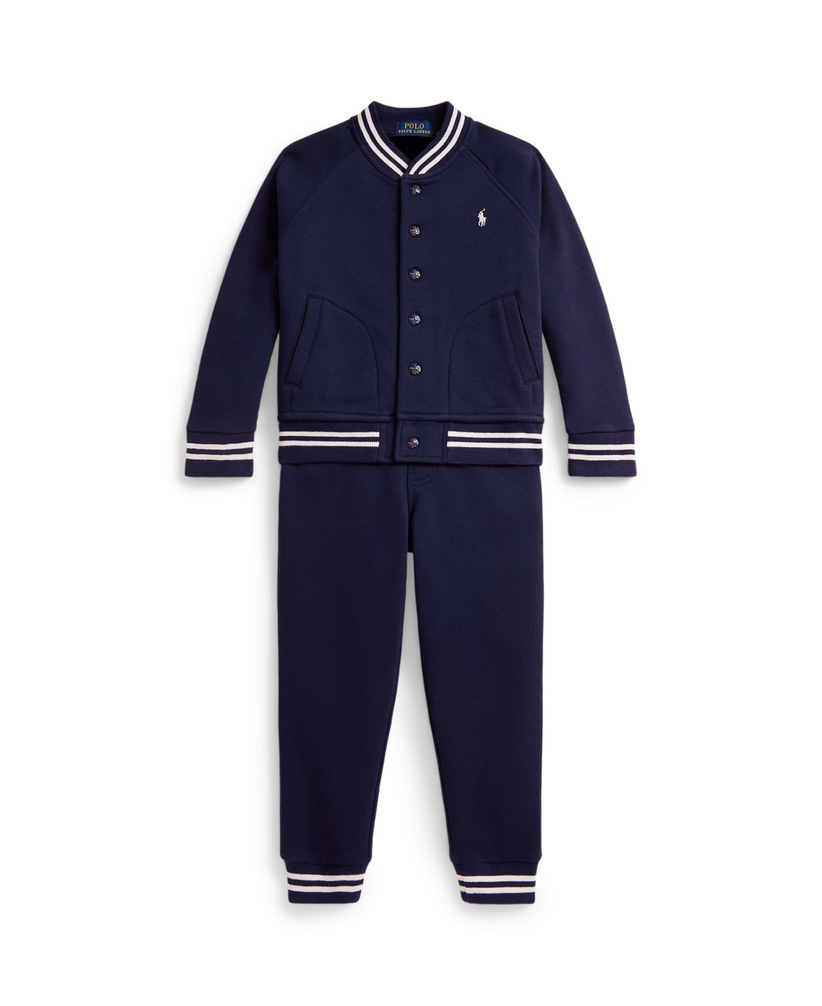Click here for Polo Ralph Lauren Boys 2-7 Fleece Baseball Jacket... prices
