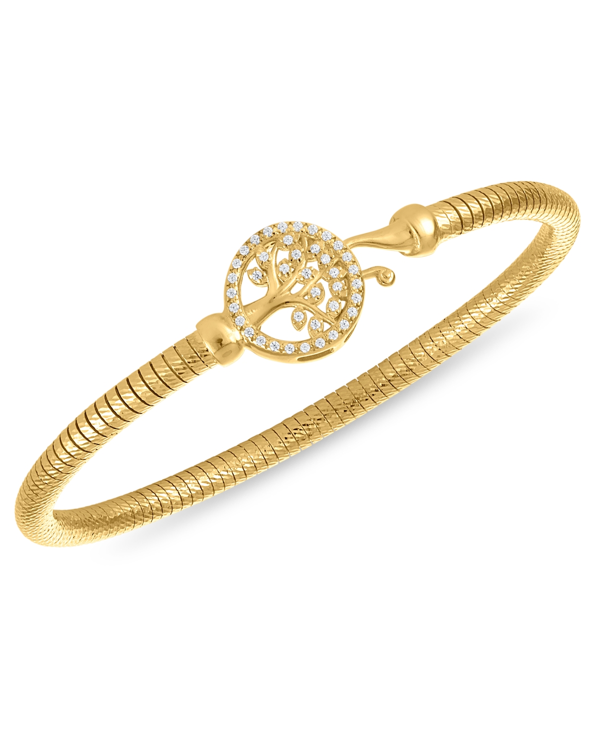 Click here for Macys Diamond Tree Of Life Bangle Bracelet (1/5 ct... prices