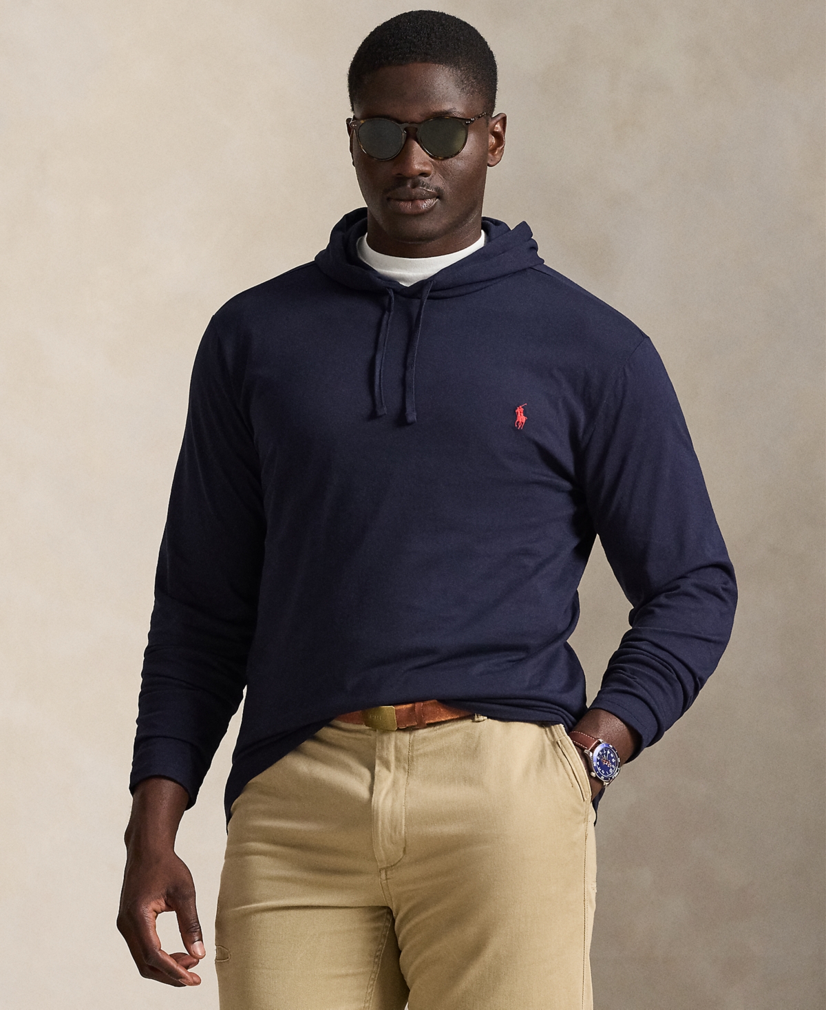 Click here for Polo Ralph Lauren Mens Big & Tall Jersey Hooded T-... prices