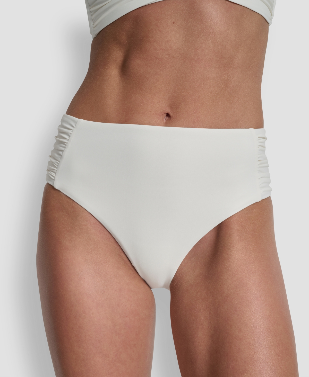 Click here for Dkny Womens High-Waist Side-Shirred Bikini Bottoms... prices