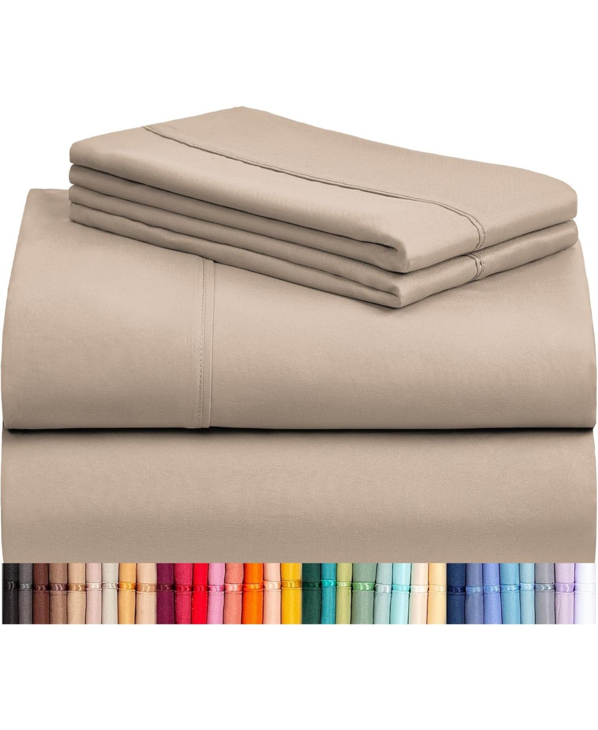 Click here for 4PC Silky Soft Cooling Deep Pocket Performance She... prices