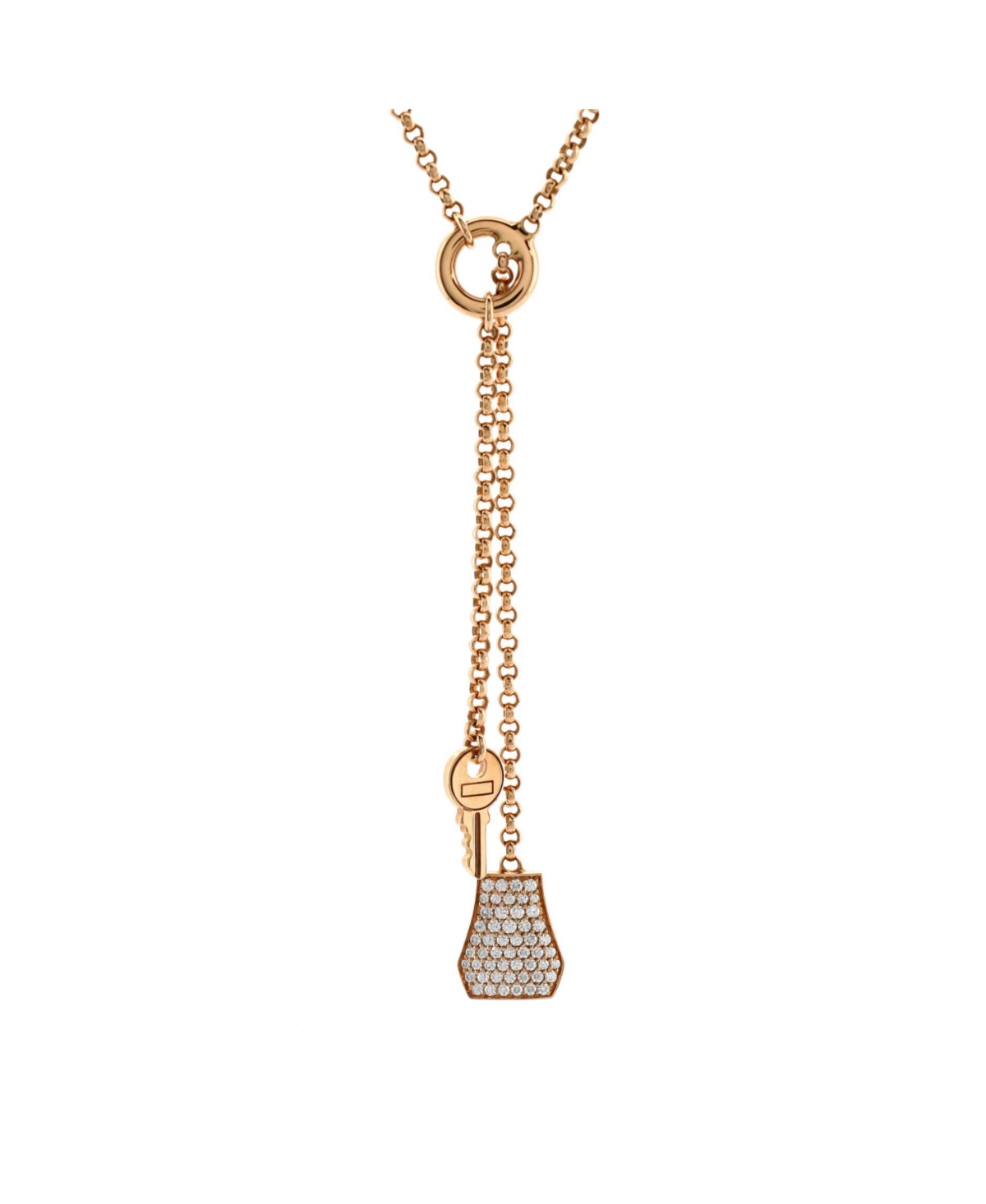 Click here for Pre-Owned Hermes Kelly Clochette Pendant Necklace... prices