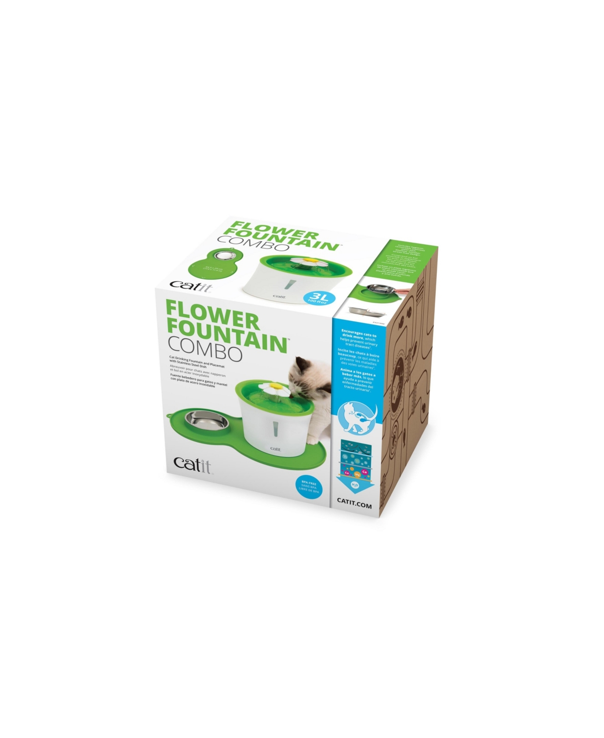 Click here for Catit Senses Flower Fountain Set w/ Silicone Place... prices