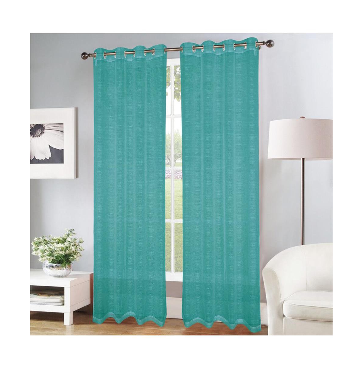 Click here for Olivia Gray Erica Doily Stripe Grommet Panel Pair... prices