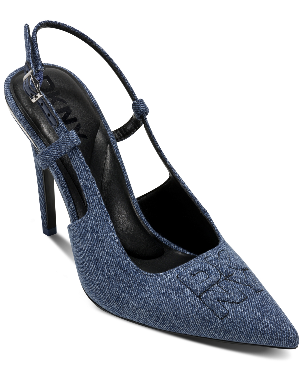 Click here for Dkny Womens Mediville Slingback Pumps - Navy prices