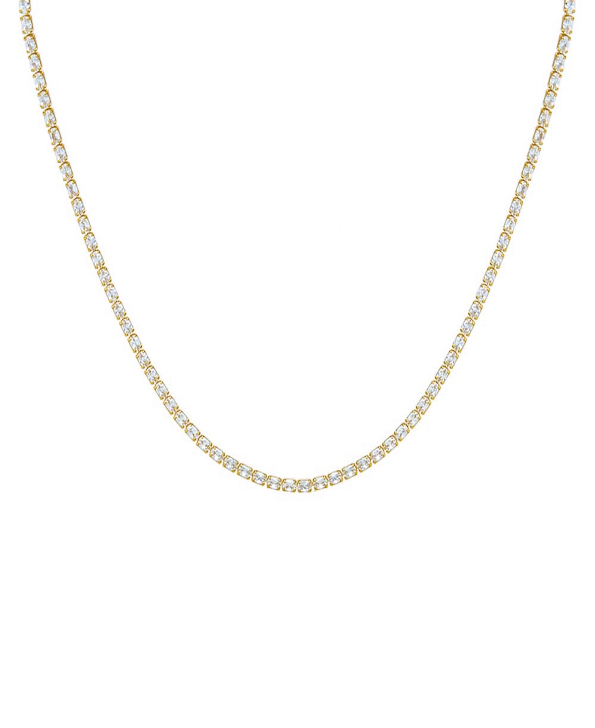 Click here for by Adina Eden Cubic Zirconia Oval Four Prong Tenni... prices