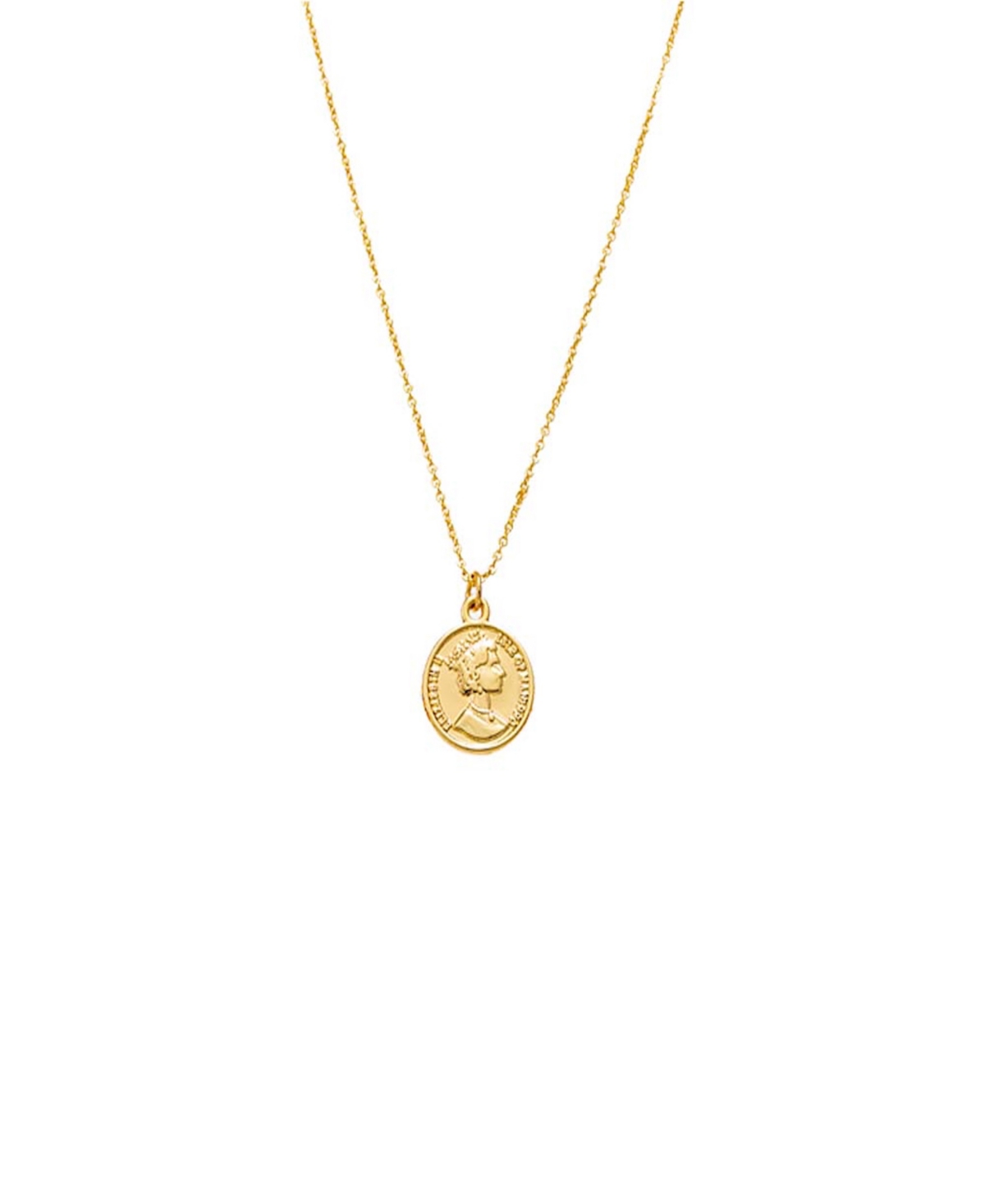 Click here for by Adina Eden Lira Gold Plated Coin Pendant Neckla... prices