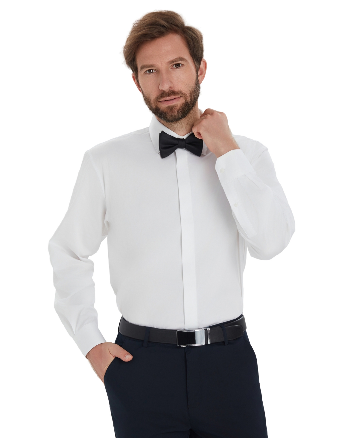 Click here for Alfani Mens Formal Solid Dress Shirt  Macys Exclus... prices