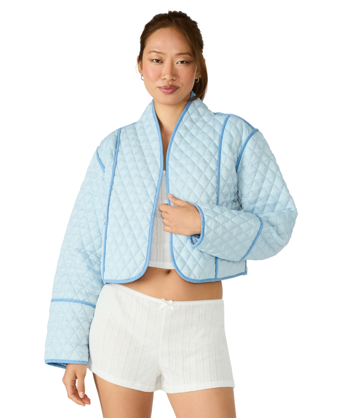 Click here for Steve Madden Womens Adalynn Collarless Jacket - Ar... prices