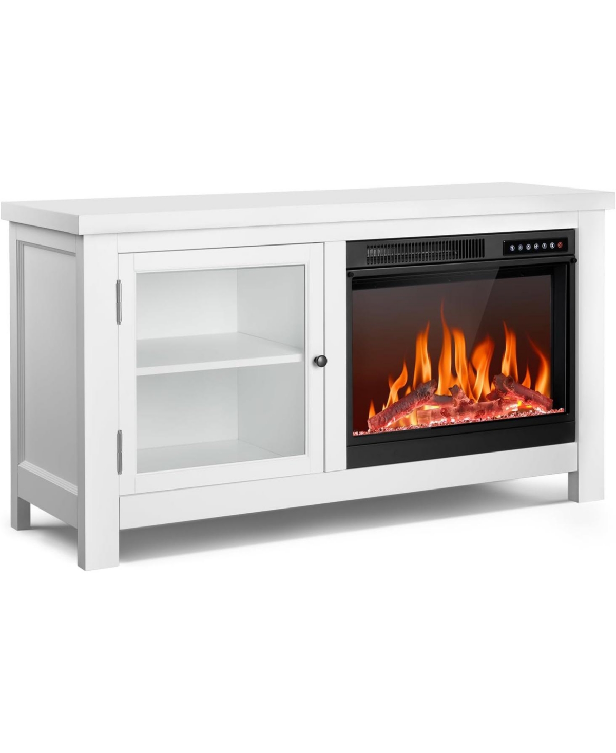 Click here for Cowsar 48" Electric Fireplace with Wood Mante... prices