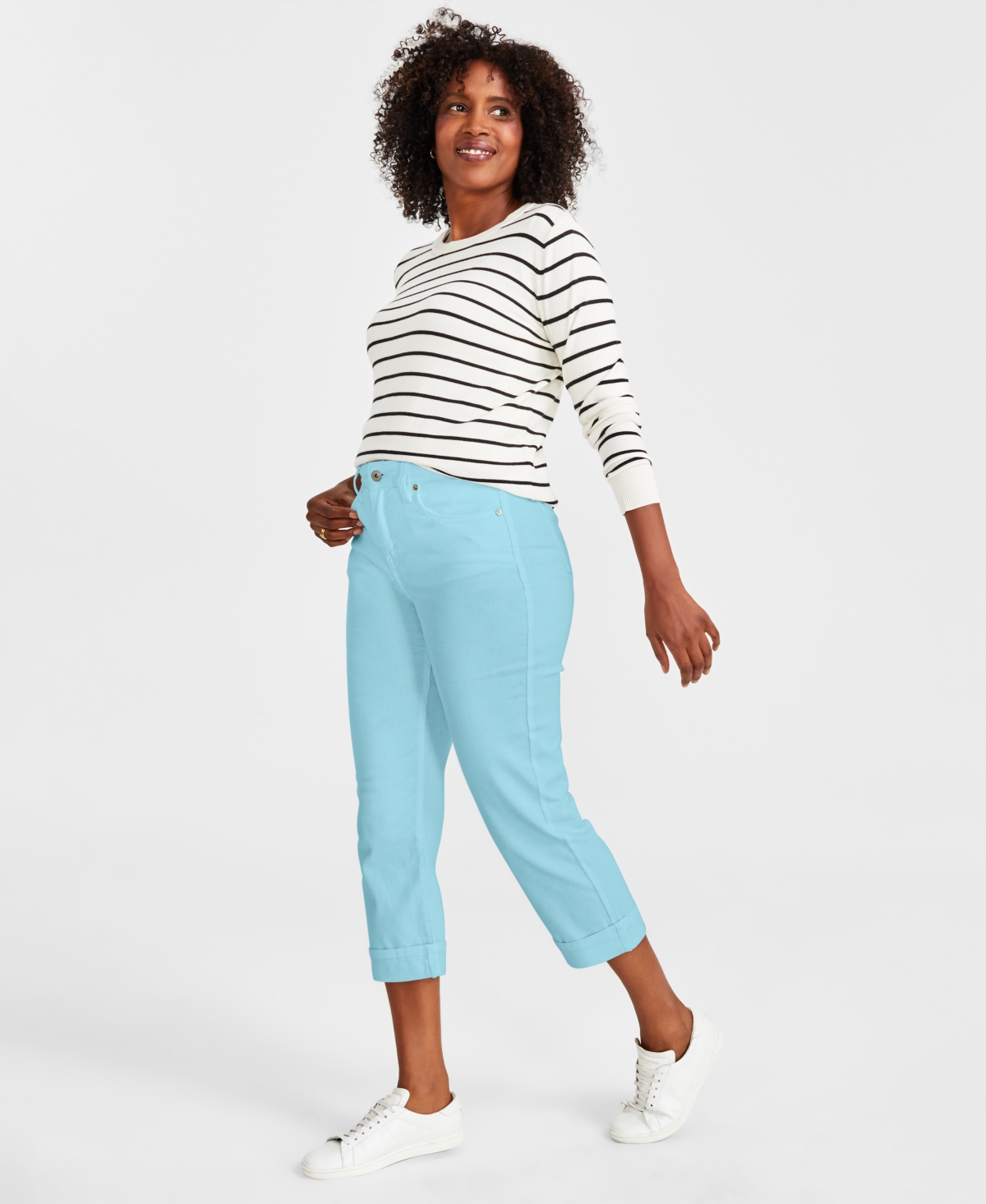 Click here for Style & Co Womens Mid-Rise Curvy Capri Jeans  Excl... prices