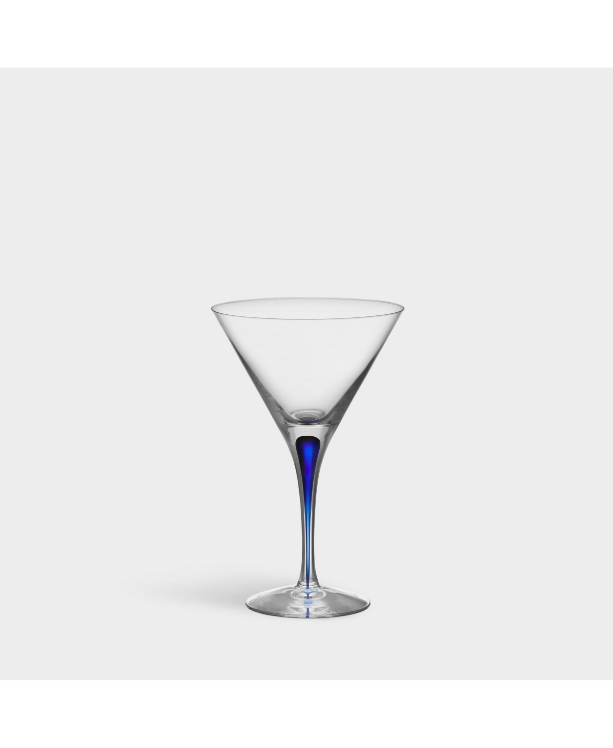Click here for Orrefors Intermezzo Blue Martini Glass prices