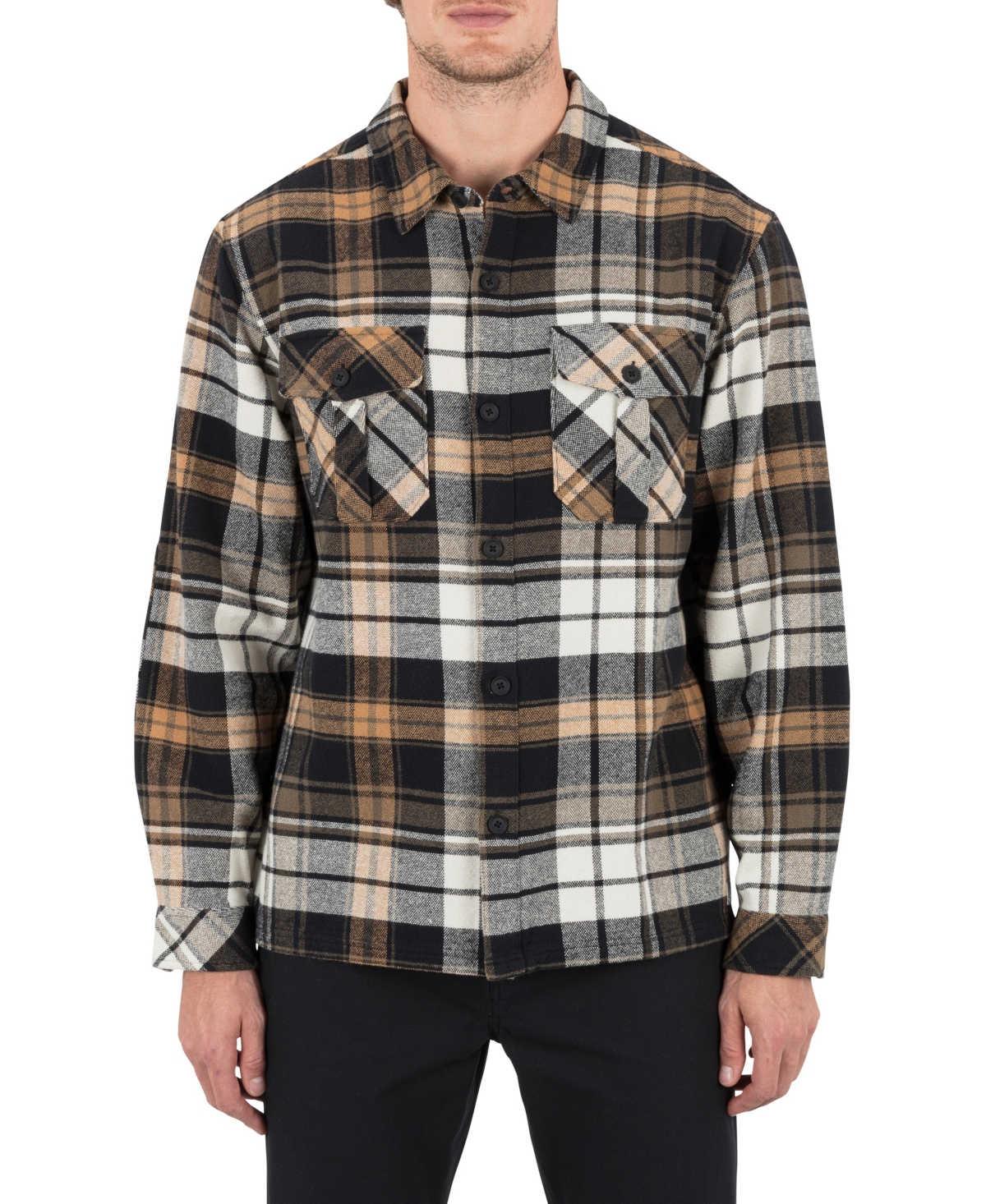 Click here for Hurley Mens Santa Cruz Seaside Flannel Long Sleeve... prices