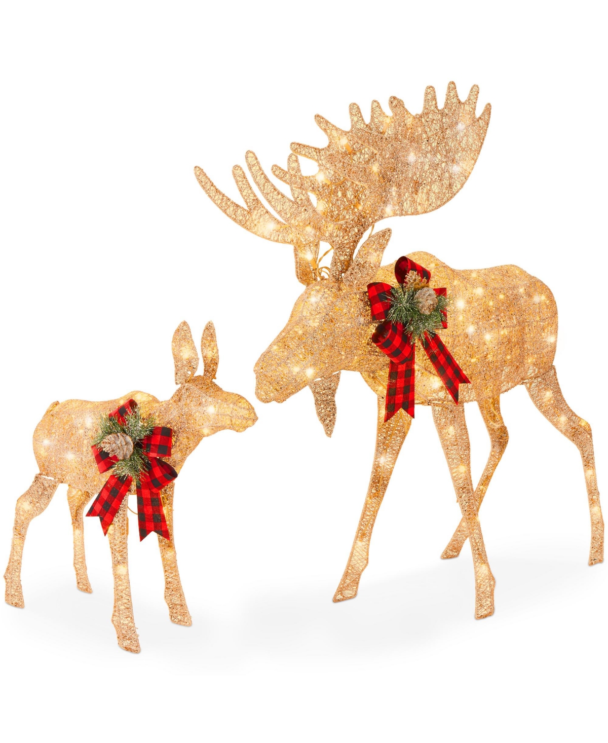Click here for Best Choice Products 2-Piece Moose Family Lighted... prices