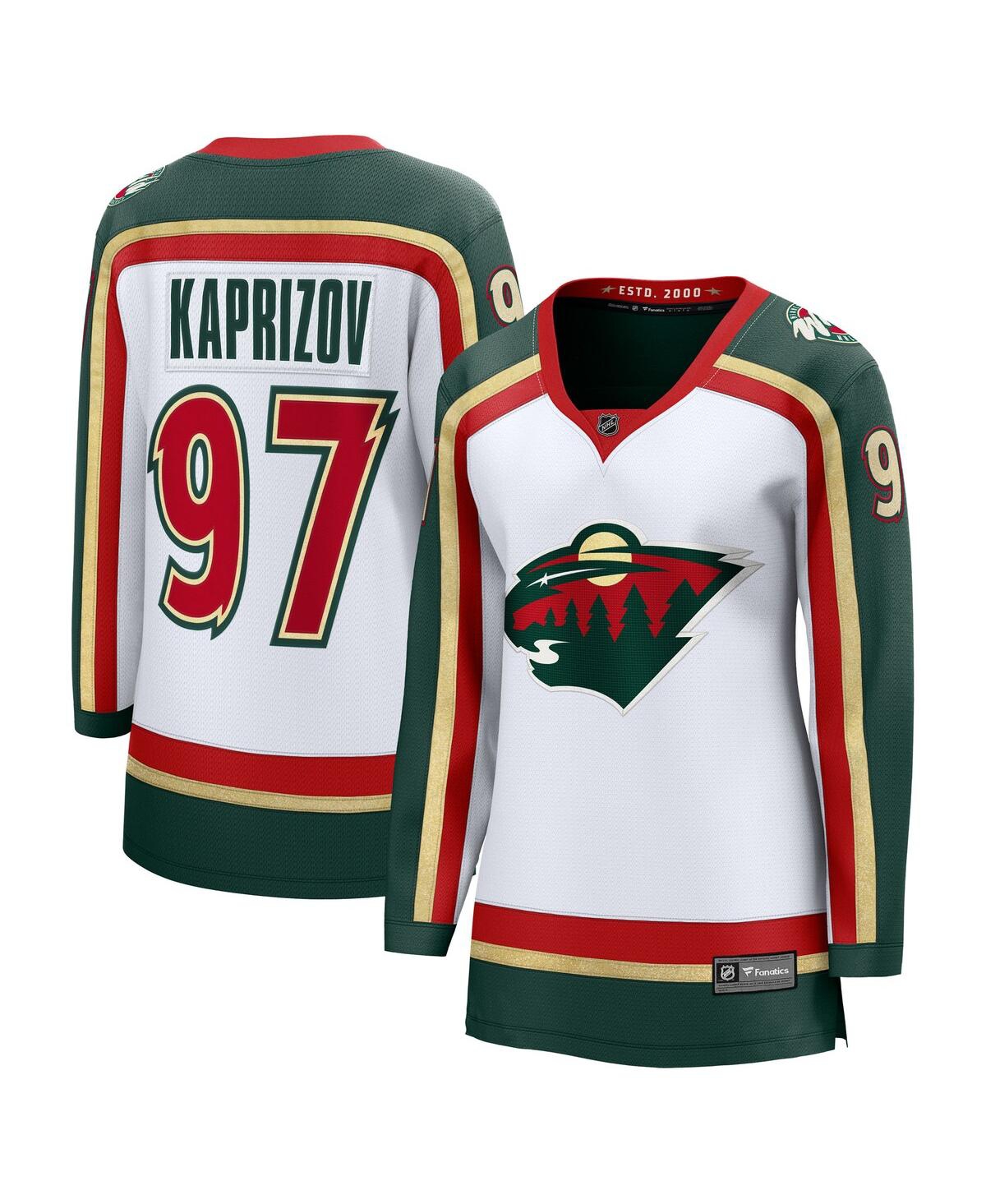 Click here for Fanatics Womens Kirill Kaprizov White Minnesota Wi... prices