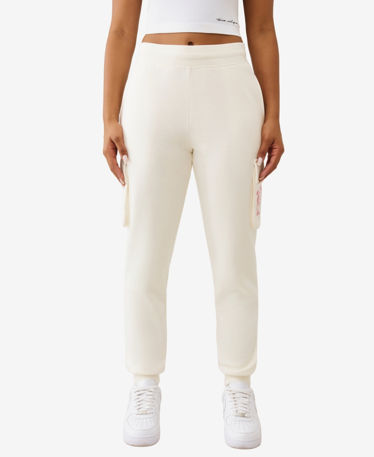 Click here for True Religion Womens Buddha Fold Over Cargo Jogger... prices