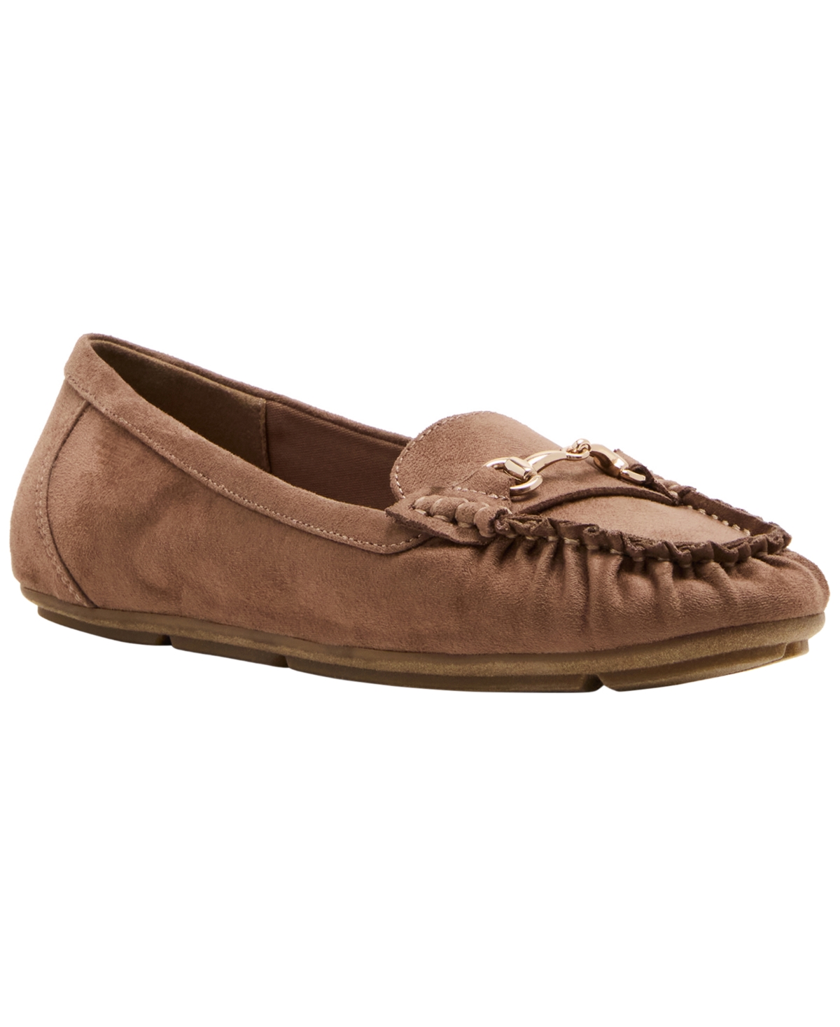 Click here for Anne Klein Womens Hewlett Slip On Loafers - Taupe prices