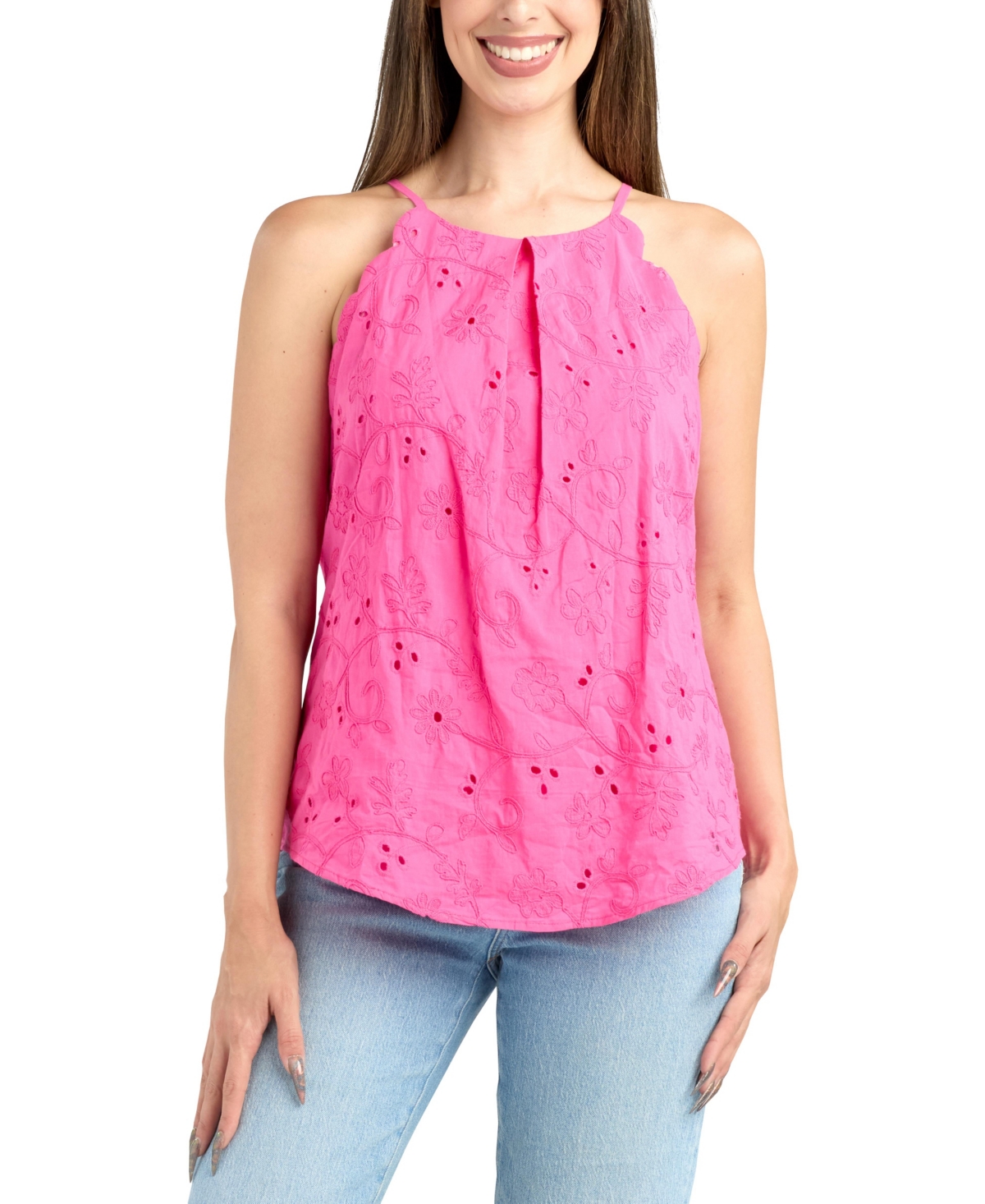 Click here for Bcx Juniors Resort Sleeveless Top - Magenta prices
