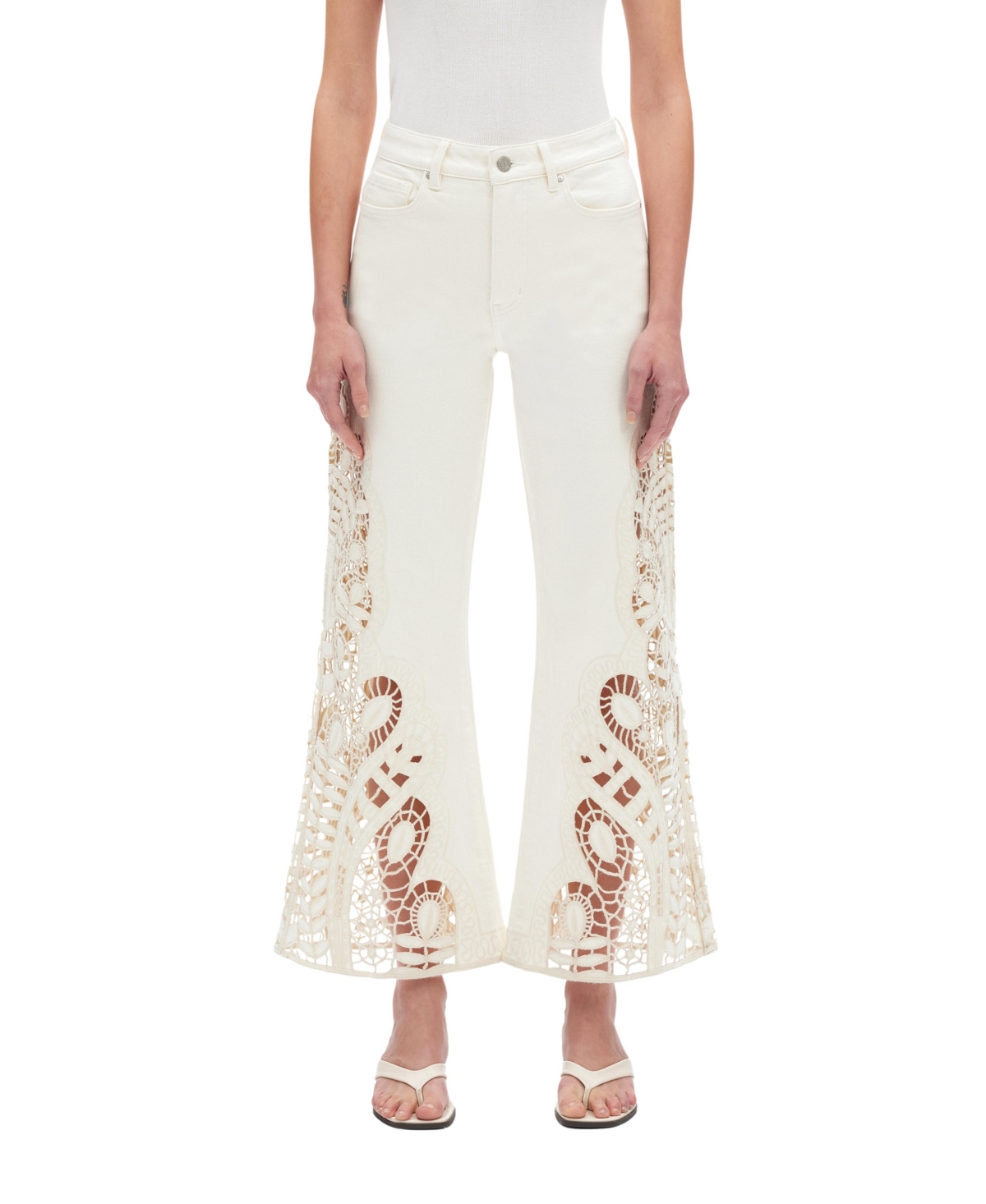 Click here for Bayeas Womens Floral Cutout Embroidered High-Rise... prices