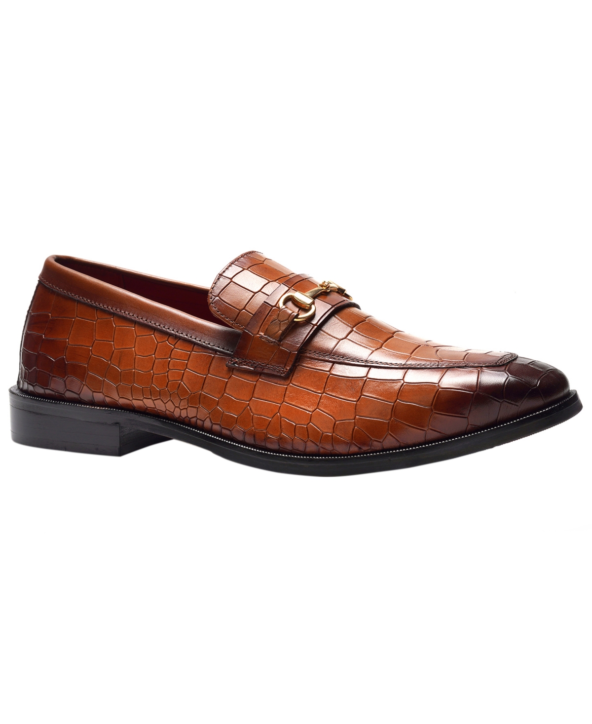 Click here for Carlos by Carlos Santana Mens Havana Bit Loafers -... prices