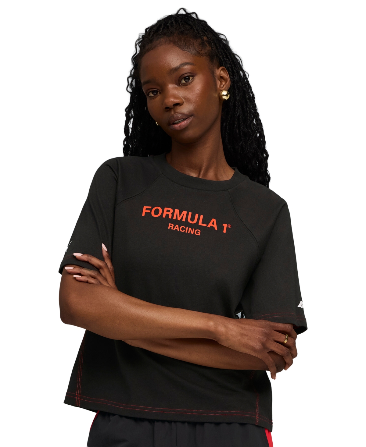 Click here for Puma Womens Formula 1 Logo Short-Sleeve T-Shirt -... prices