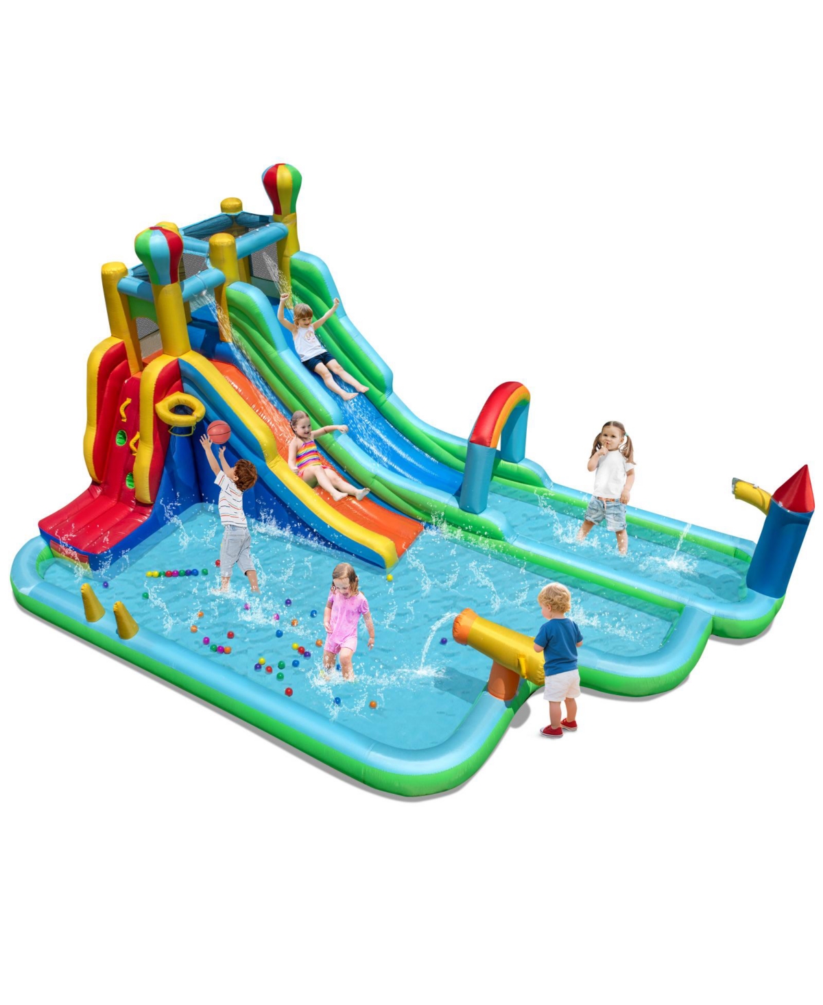 Click here for Skonyon Inflatable Water Slide Park Giant Bounce H... prices