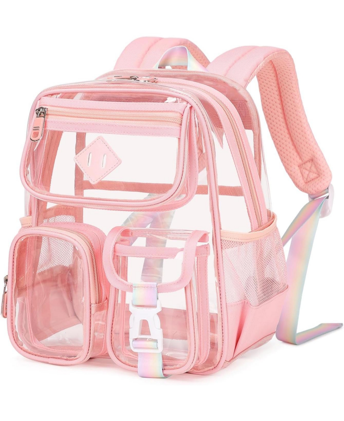 Click here for Batfox Mini Clear Backpack Small Pink Kids Girls -... prices