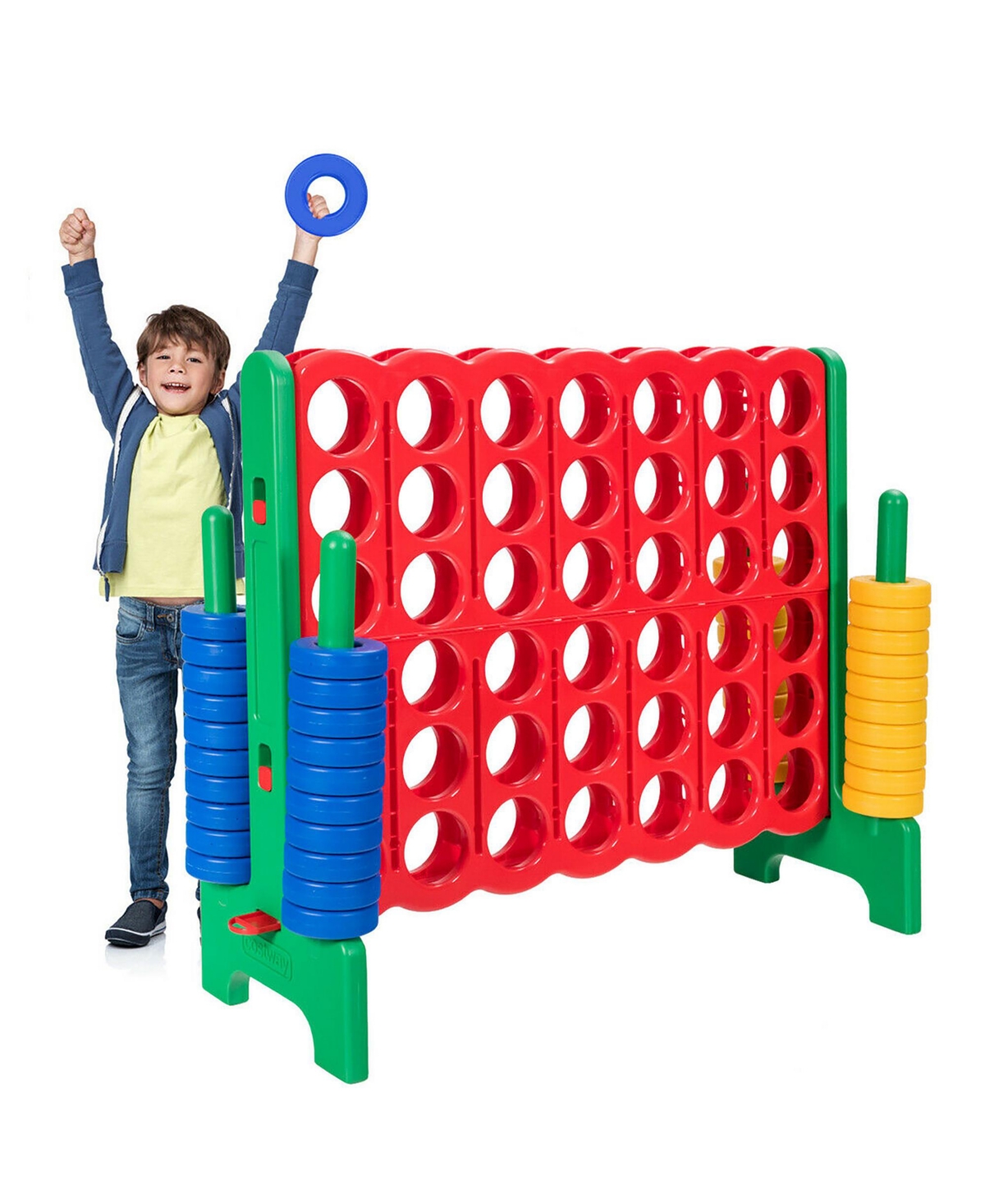 Click here for Costway Jumbo 4-to-Score 4 in A Row Giant Game Set... prices