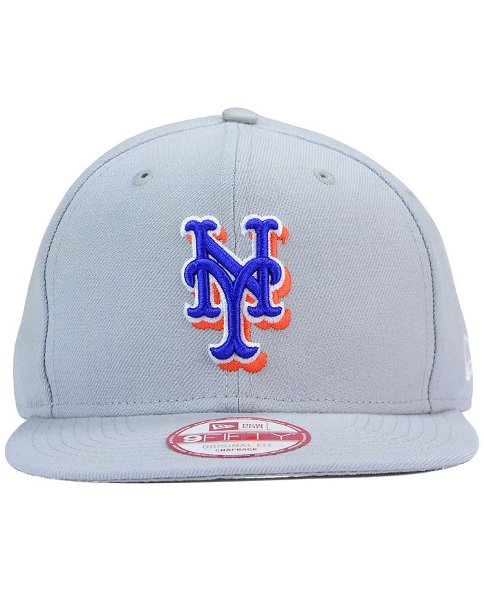 New Era New York Mets Gray Chase 9FIFTY Snapback Cap - Macy's