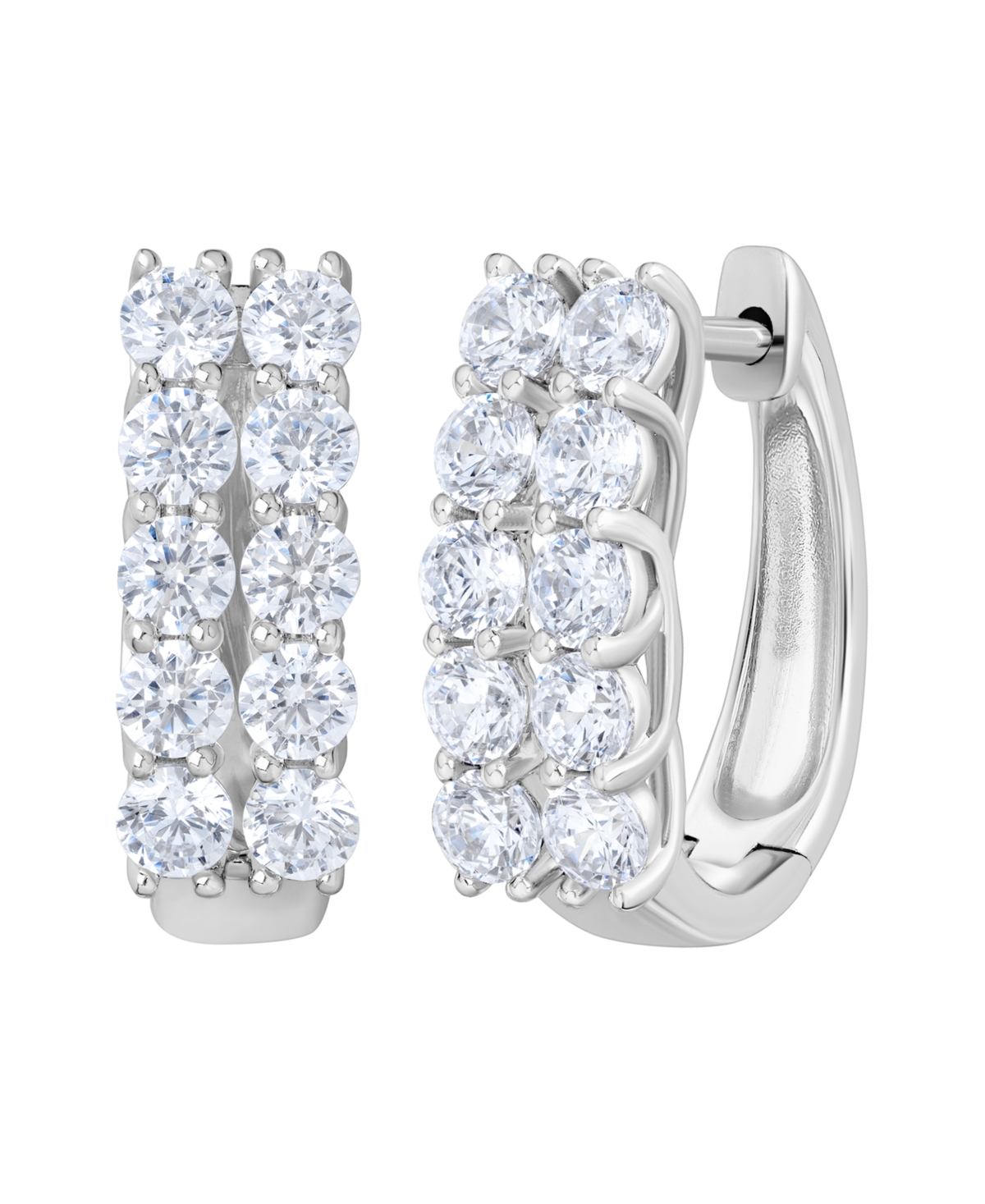 Click here for Forever Grown Diamonds Lab-Grown Diamond Hoop Earr... prices