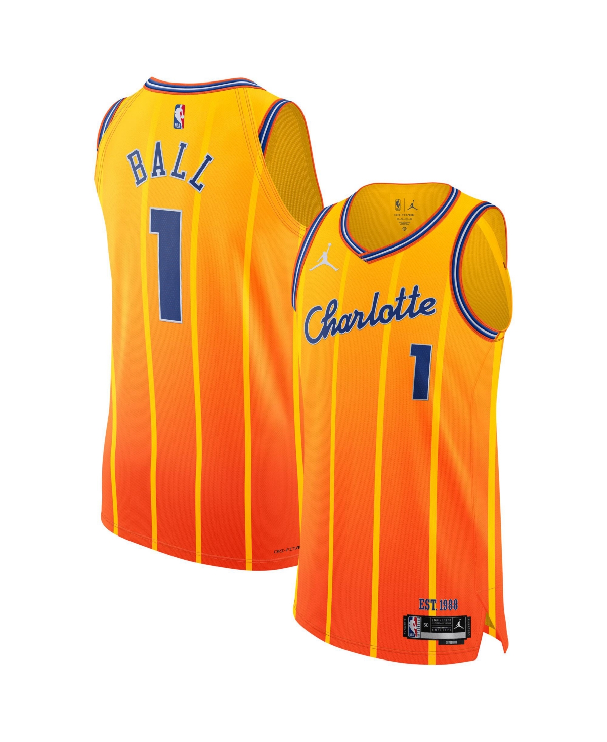 Click here for Nike Mens and Womens Lamelo Ball Orange Charlotte... prices