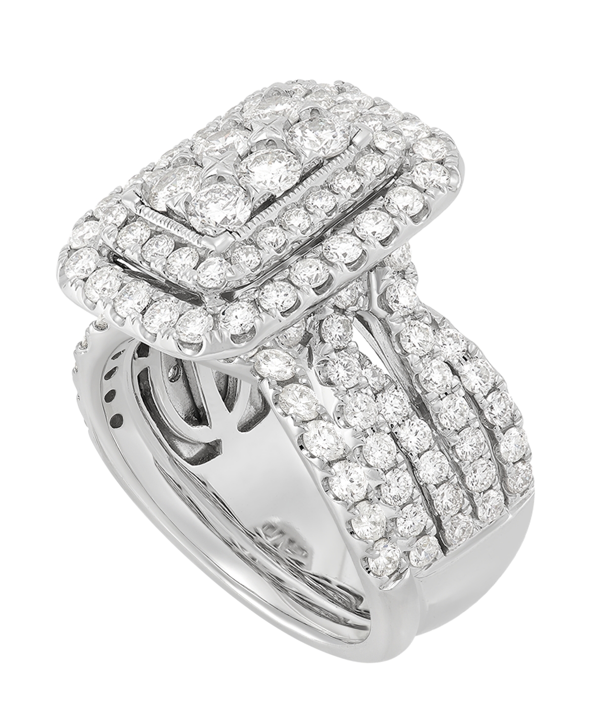 Click here for Macys 3-Pc. Diamond Ring Set (3 ct. t.w.) in 10k W... prices