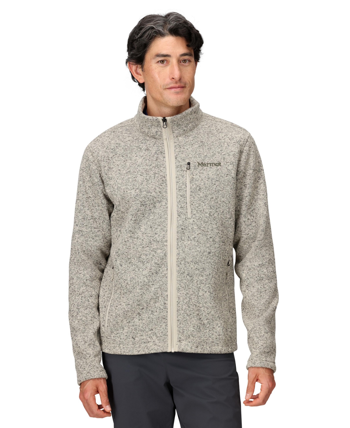 Click here for Marmot Mens Drop Line Jacket - Birch Bark Heather prices