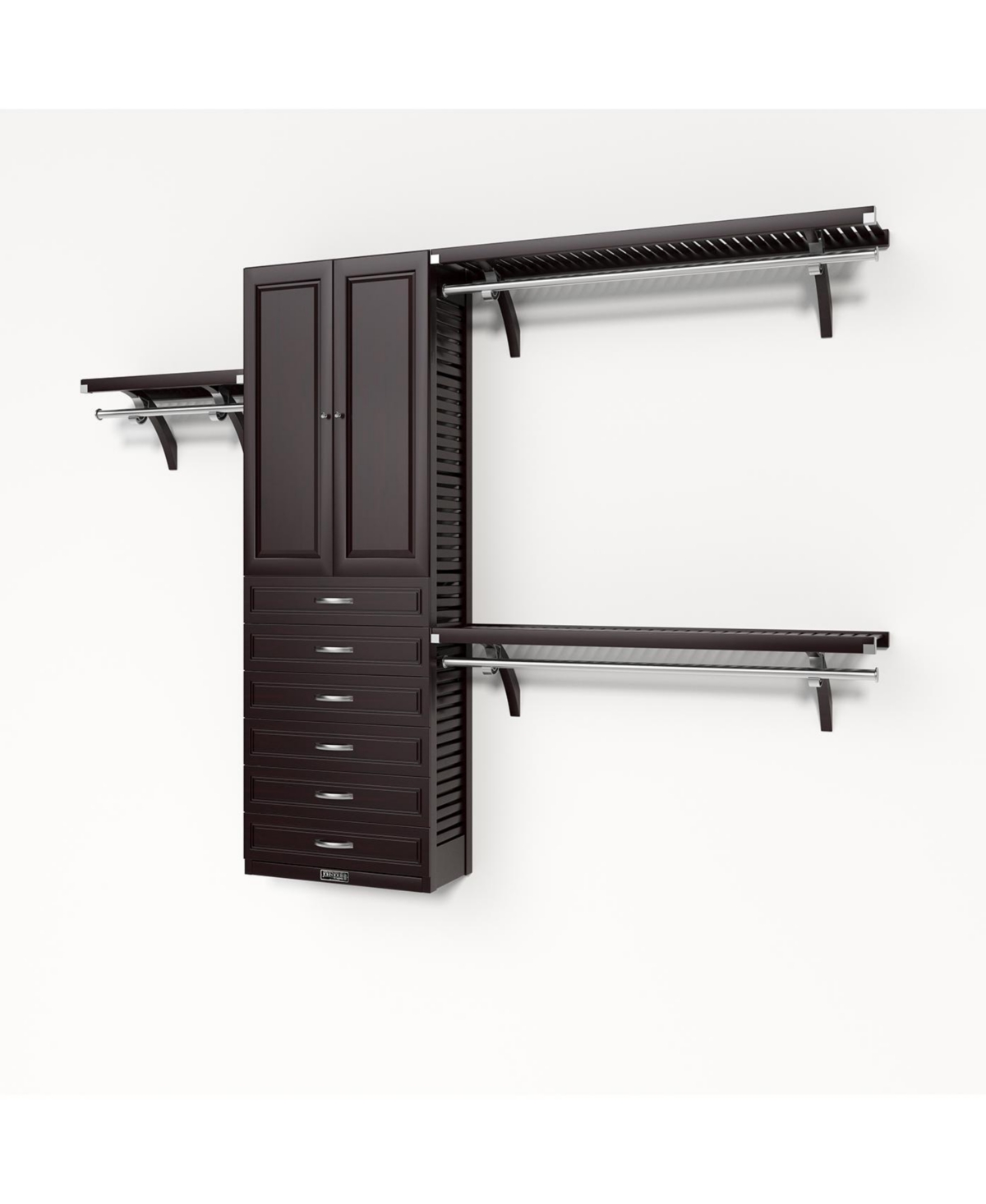 Click here for Solid Wood Reach-In Closet Organizer with 6 Drawer... prices